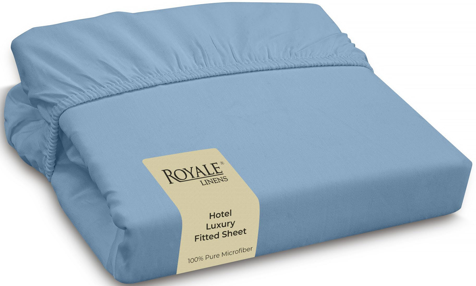 Royale Linens | Ultra Soft Brushed Microfiber | Hotel Luxury Bottom Sheets | Wrinkle Free & Fade ...